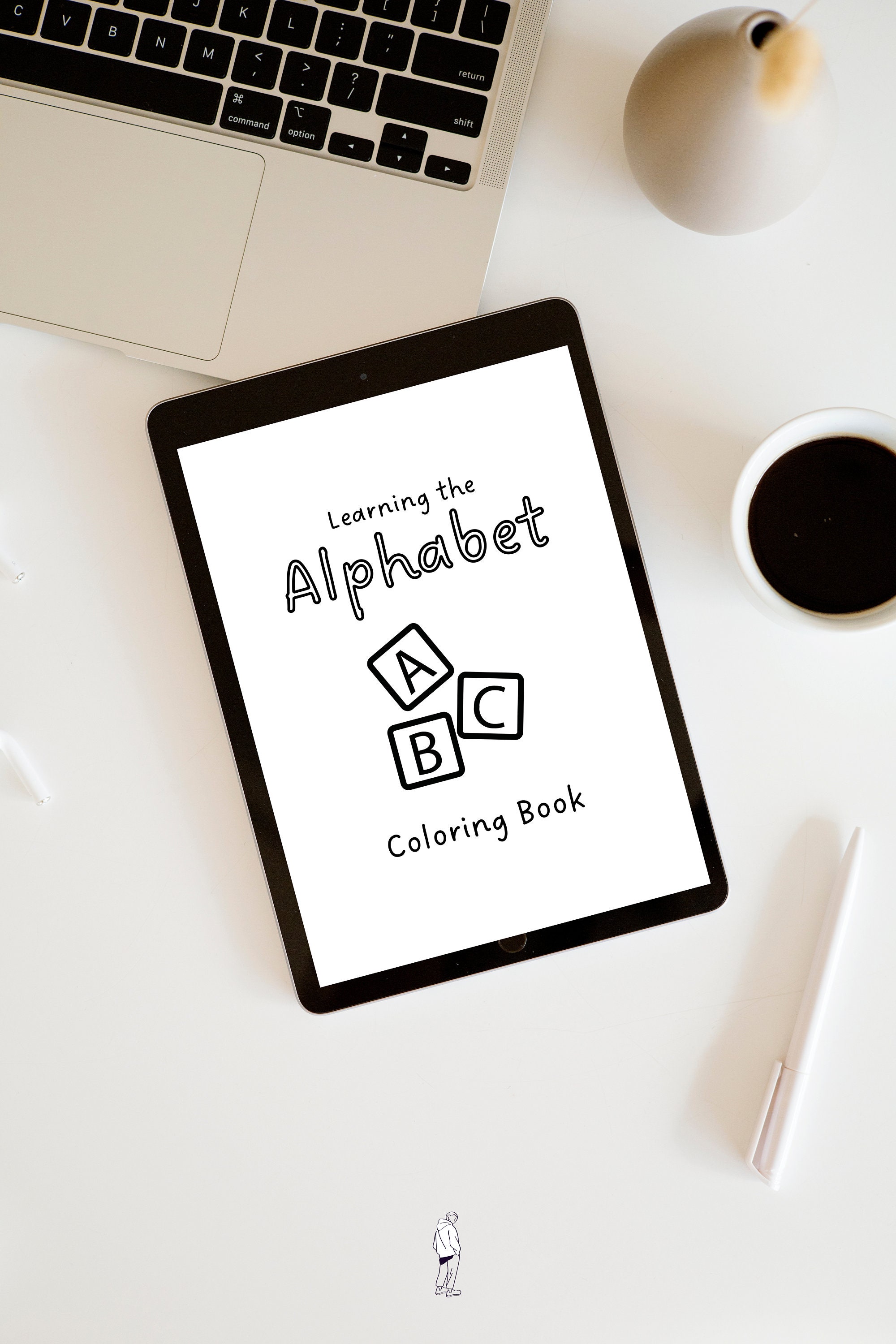 26 Pages Alphabet Coloring Book Printable for Kids Alphabet Coloring ...