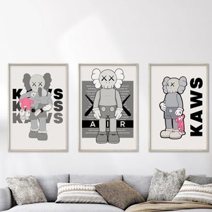 Hypebeast Toys Poster Set of 3, Hypebeast Figure Printable Wall Art ...