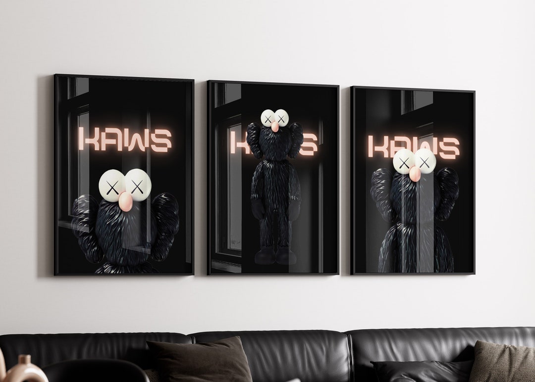 Hypebeast Toys Poster Set of 3, Hypebeast Figure Printable Wall Art ...