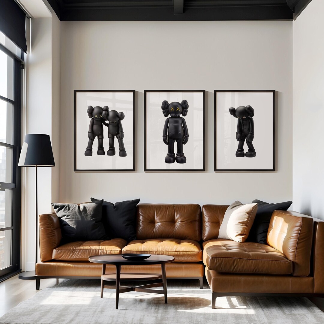 Hypebeast Toys Poster Set of 3, Hypebeast Figure Printable Wall Art ...