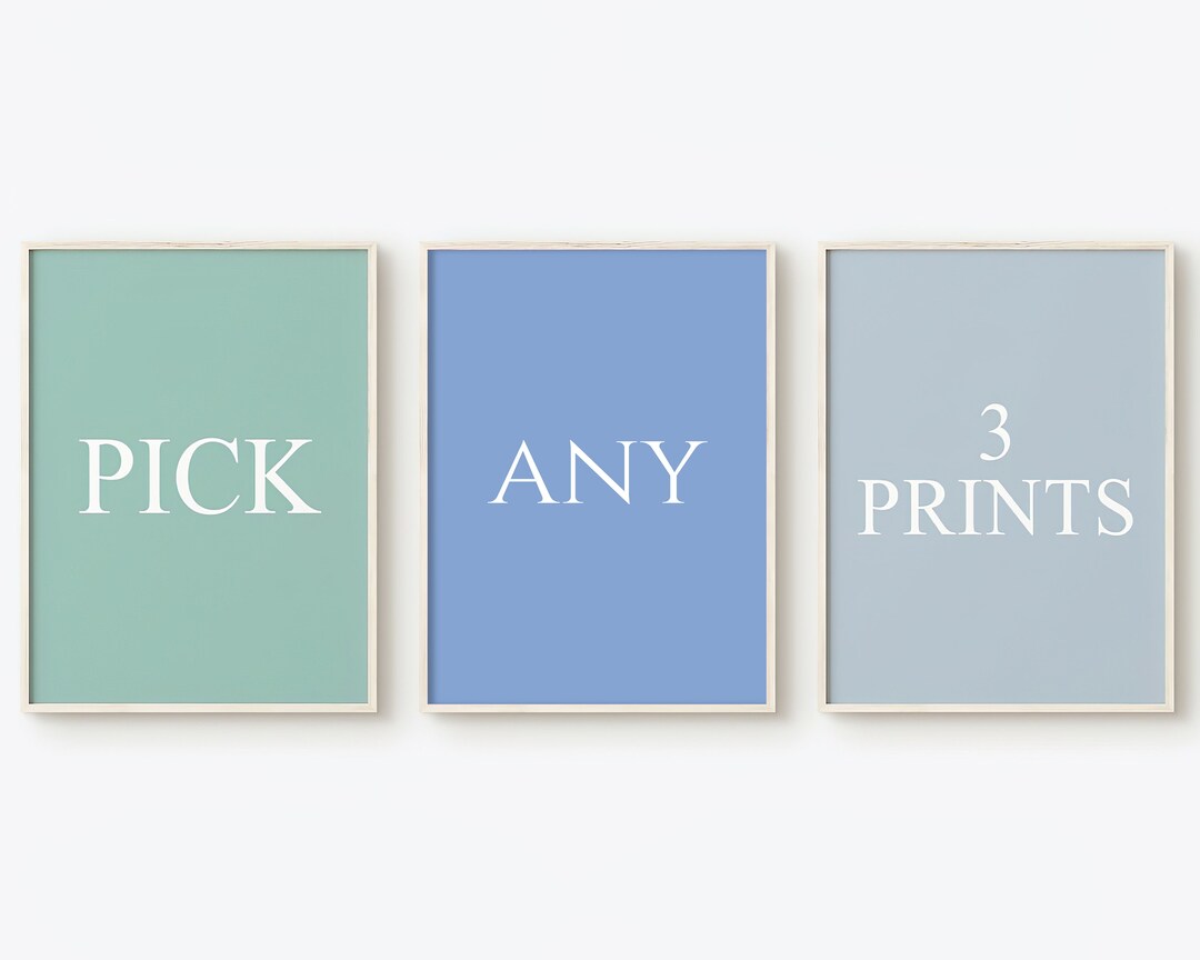 Custom NY Cover Print Wall Art Set of 3,trendy Gallery Wall Art Poster ...