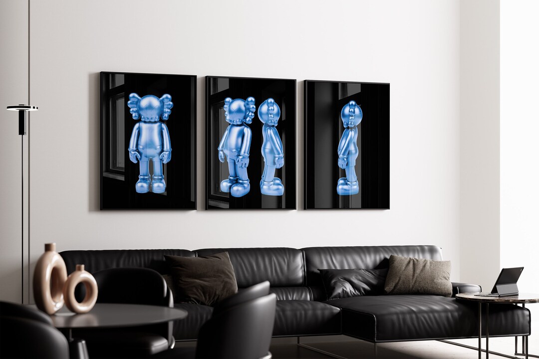 Hypebeast Toys Poster Set of 3, Hypebeast Figure Printable Wall Art ...