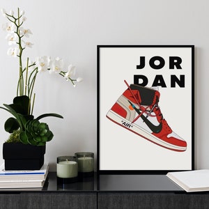 Hypebeast Sneaker Poster Set of 2, Minimalist Hypebeast Shoe Poster ...