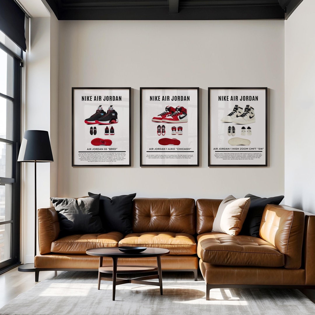 Hypebeast Sneaker Poster Set of 3,sneaker Prints Set,hypebeast Shoe ...