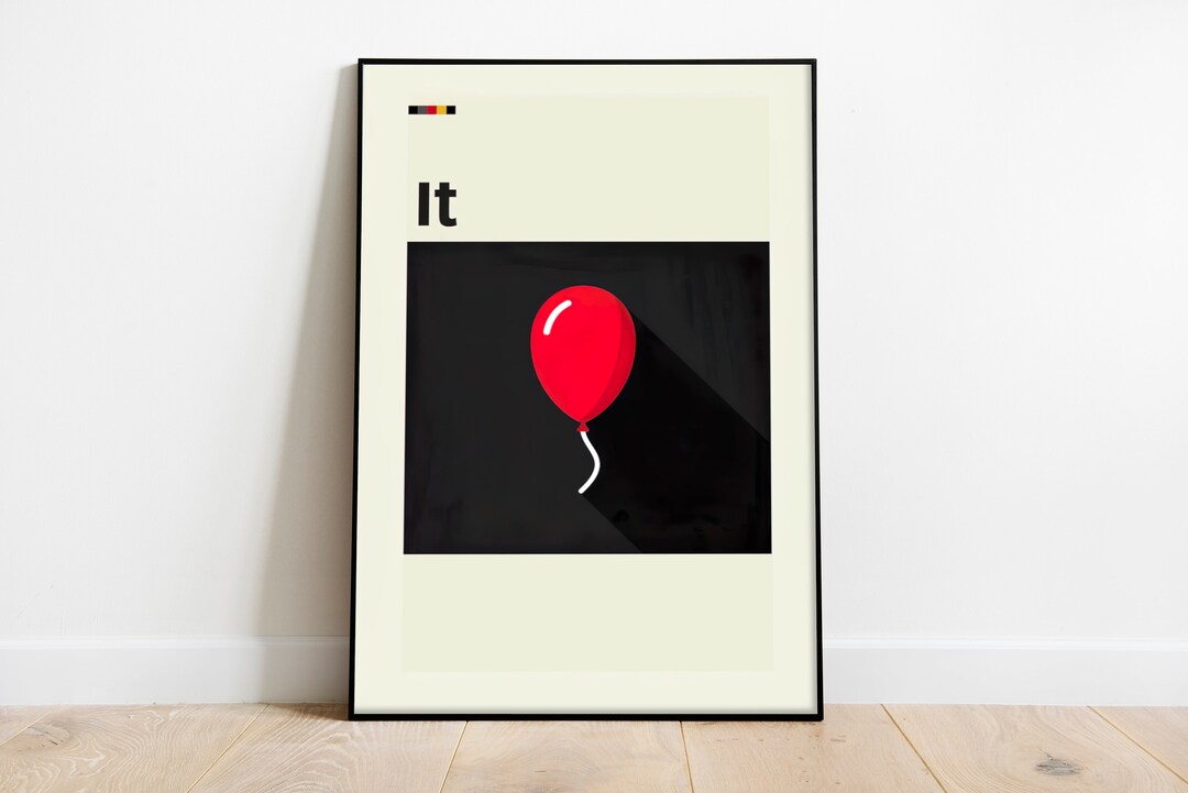 It Movie Poster Print, Movie Posters, Movie Gift, Movie Wall Art, Retro ...