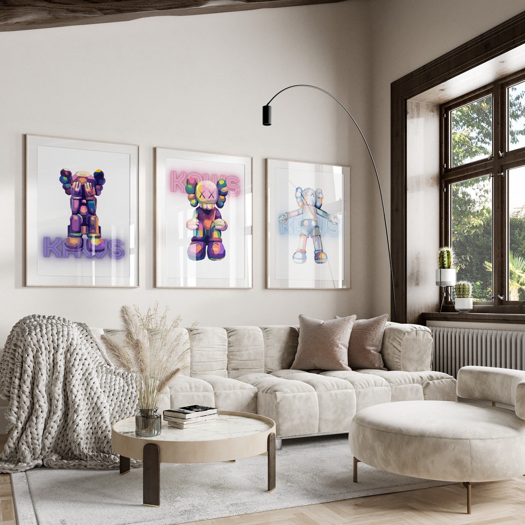 Hypebeast Toys Poster Set of 3, Hypebeast Figure Printable Wall Art ...