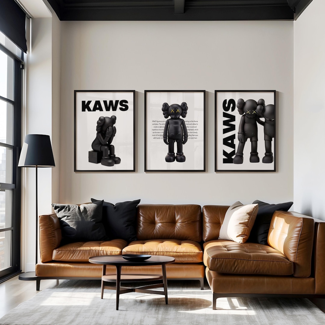 Hypebeast Toys Poster Set of 3, Hypebeast Figure Printable Wall Art ...