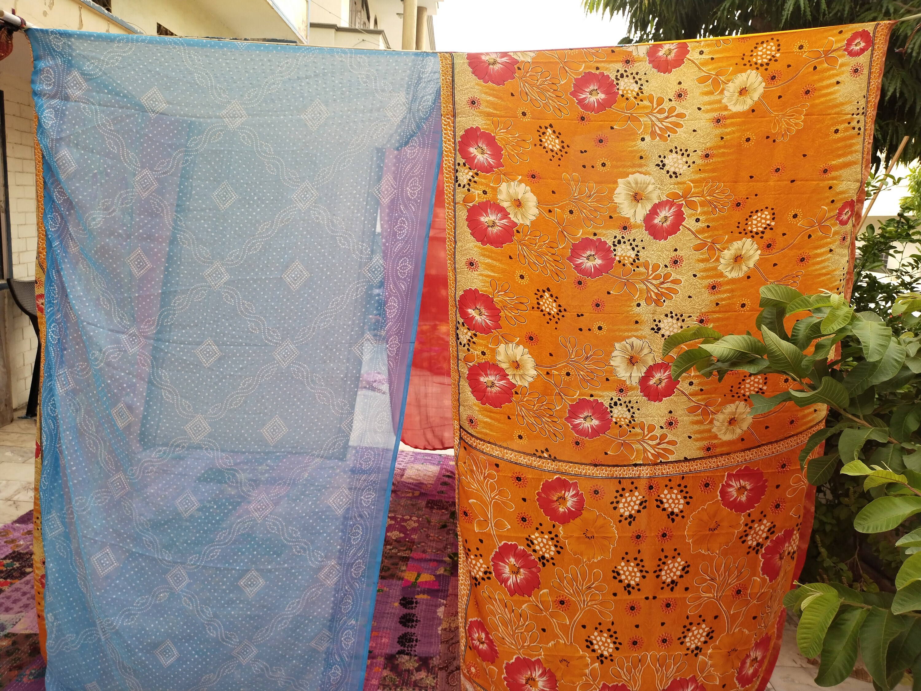 Sari Bed Canopy Bohemian Bed Canopy Boho Decor Matching - Etsy