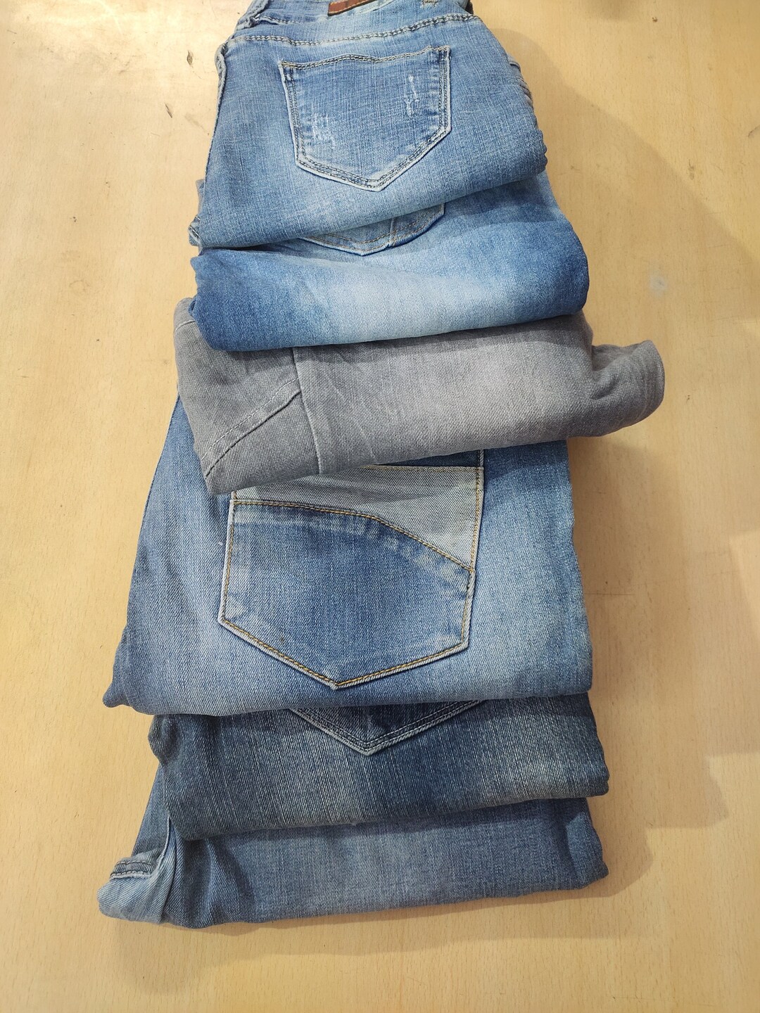 Wholesale Lot 5 Pcs Vintage Old Denim Jeans and Denim Scrap Pants . - Etsy