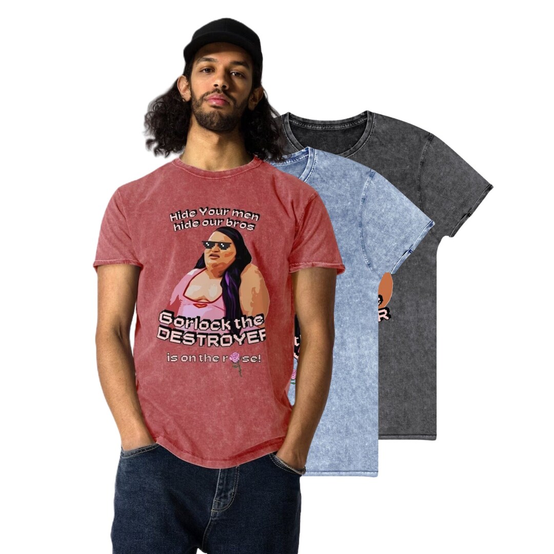 Denim T-shirt Gorlock on the Rise - Etsy UK