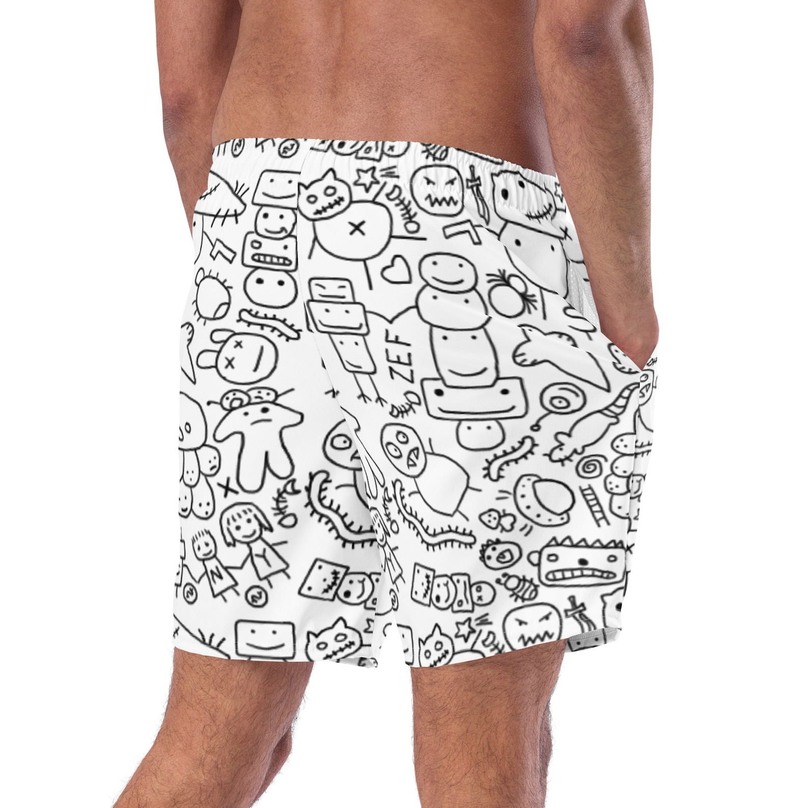 Men's ZEF Swim Trunks - Etsy