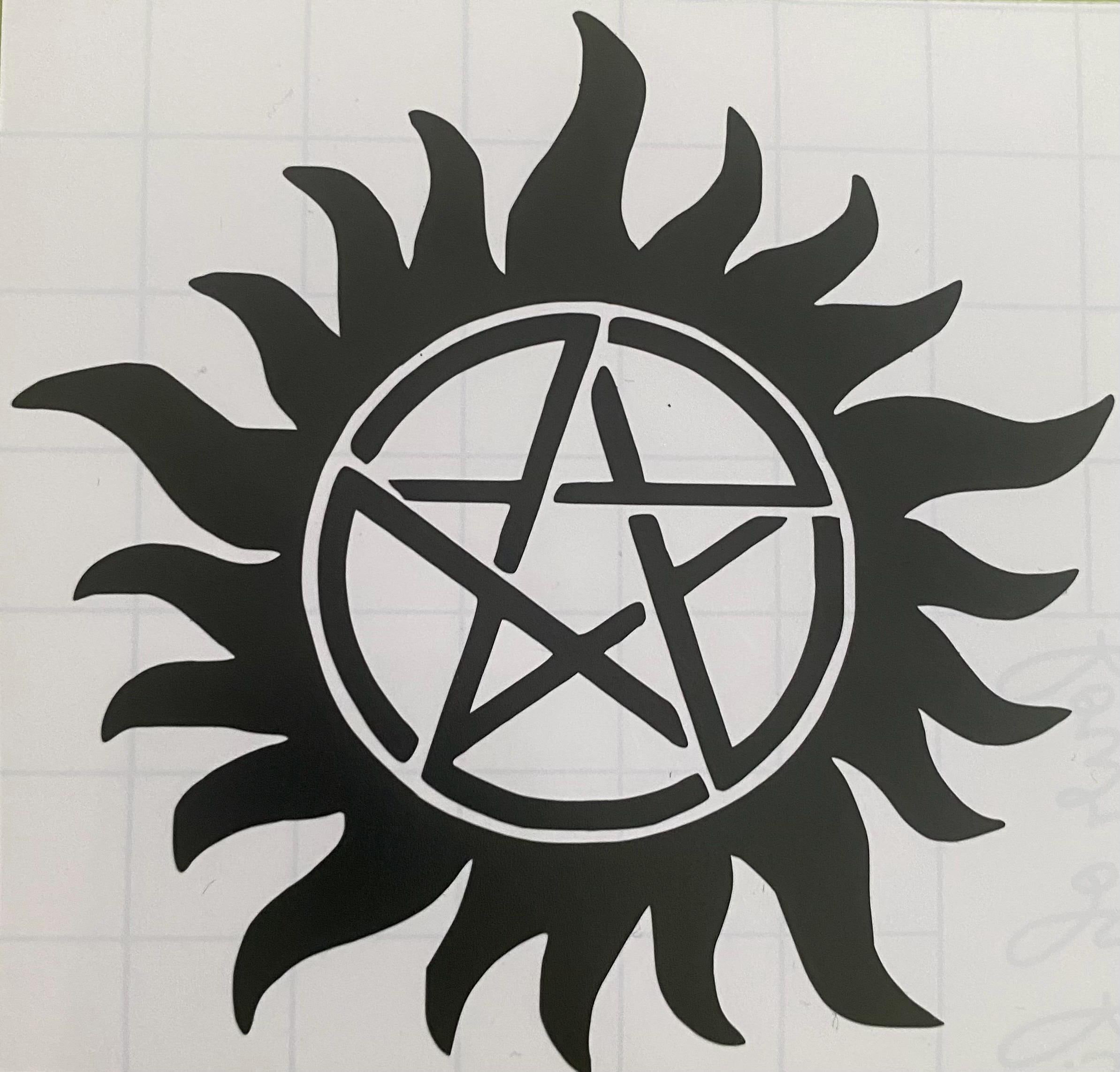 Supernatural Anti Possession Symbol - Etsy