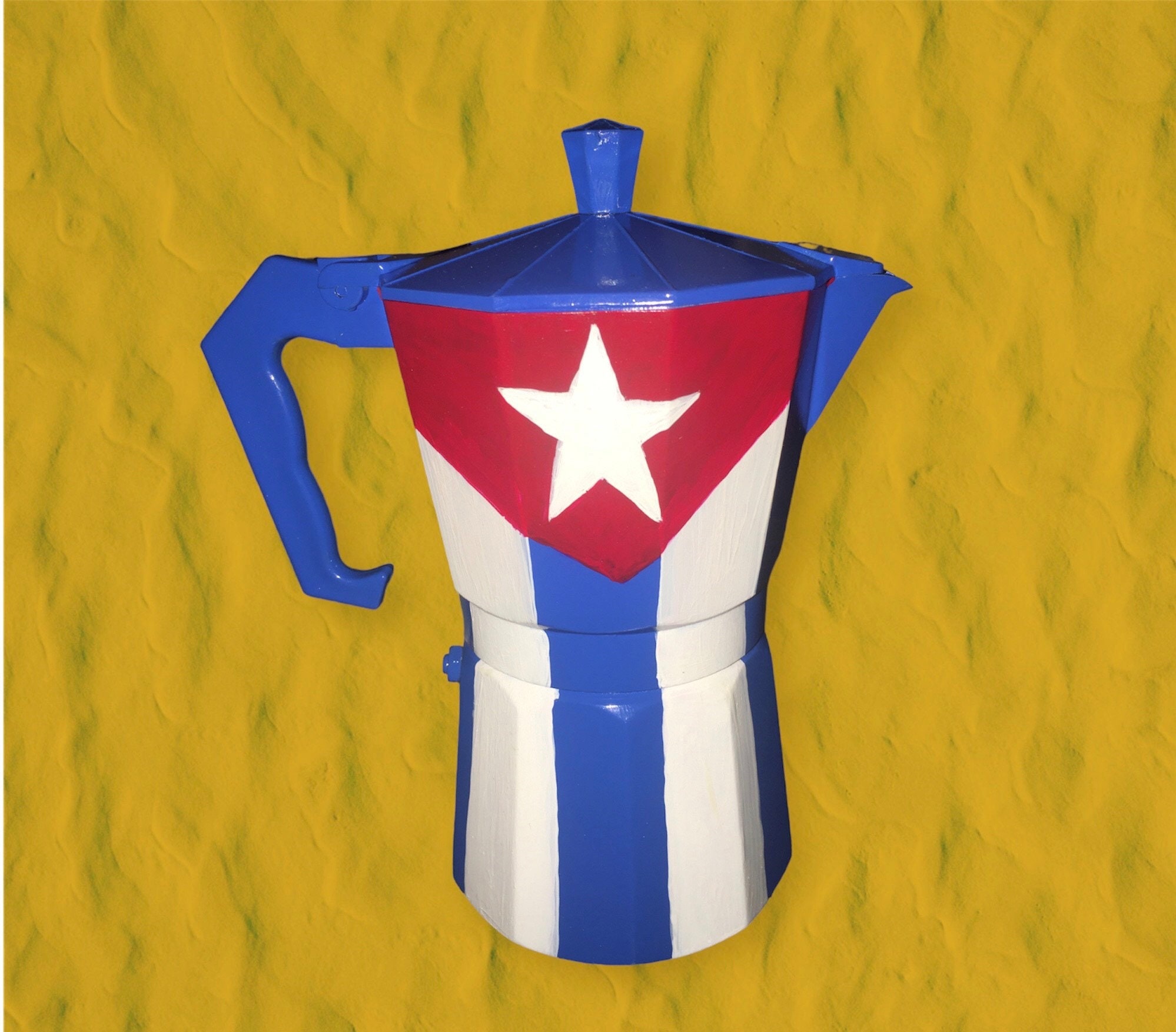 Hand Painted- Limited Edition Espresso Coffee Maker - Etsy