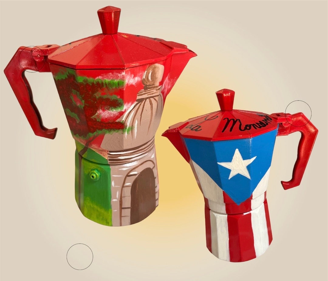 Hand Painted Limited Edition Espresso Coffee Maker - Etsy