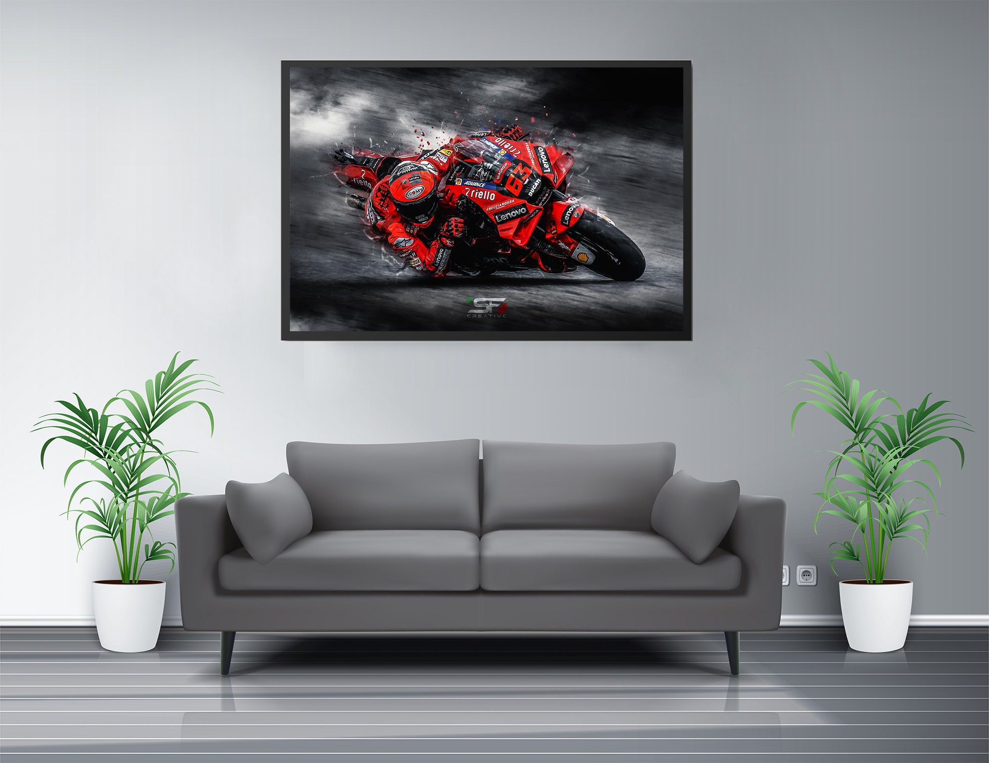 Francesco Pecco Bagnaia 63, World Champion 2022, Ducati Lenovo Motogp ...