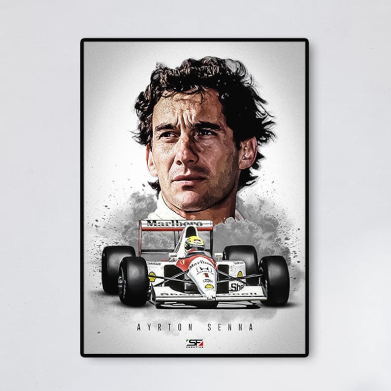 Ayrton Senna, Formula 1, Mclaren Mp4-5, Legend, F1, A2 A3 A4 Graphic, 4k INSTANT DOWNLOAD - Etsy