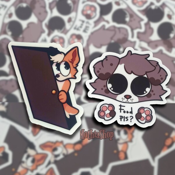 Furry Sticker - Etsy