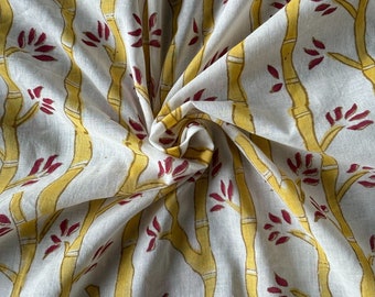 Block Print Cotton Fabric - Etsy