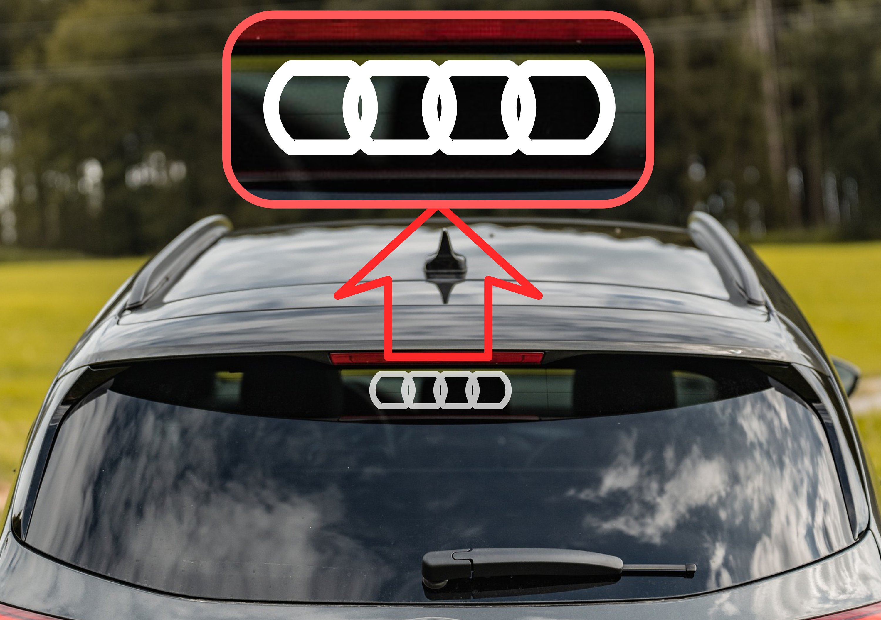 2 X Audi Logo Sticker e tron Aufkleber - Etsy.de
