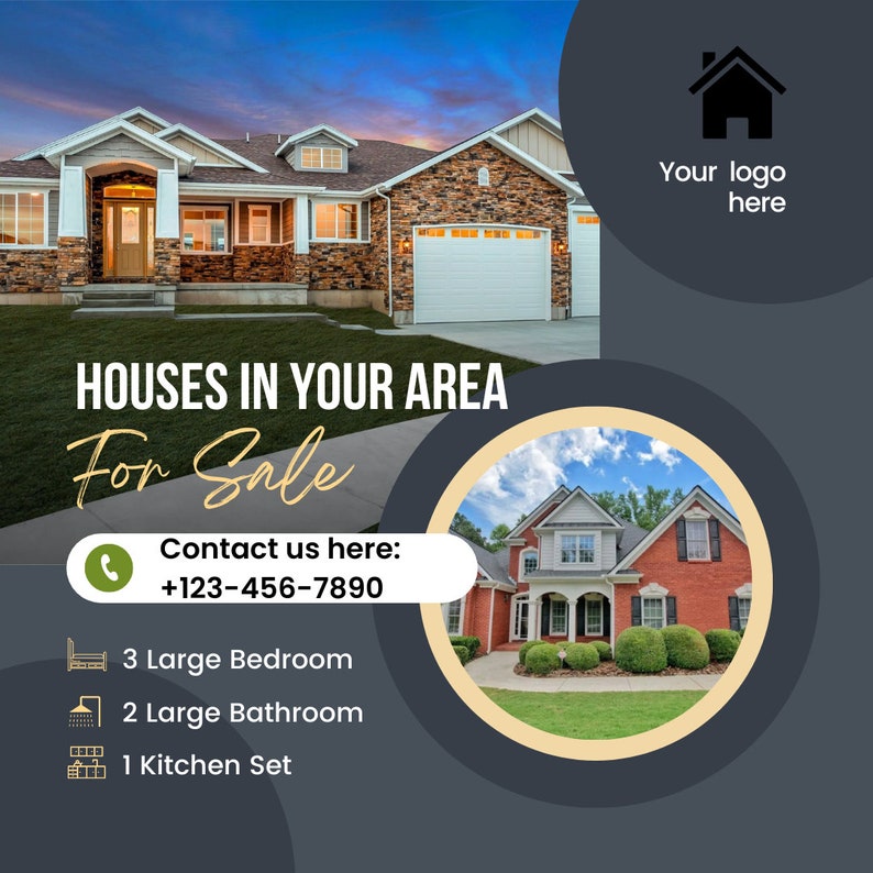 15 Real Estate Ads Facebook Ad Template Social Ads to Buy and Sell ...