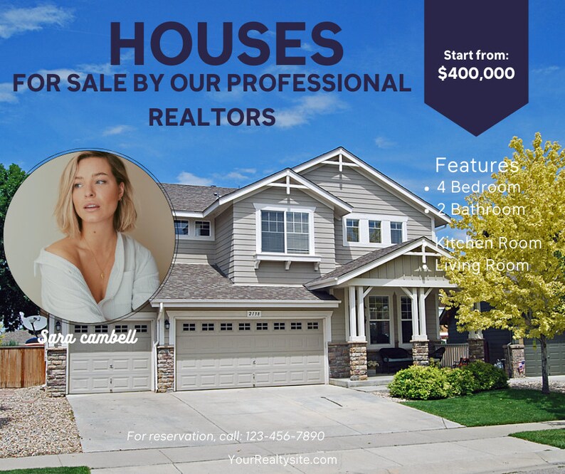 15 Real Estate Ads Facebook Ad Template Social Ads to Buy and Sell ...