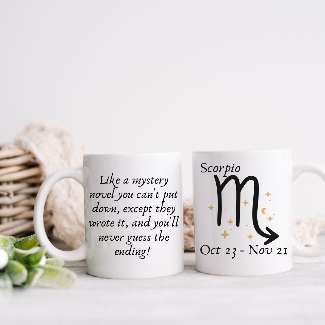 Scorpio Mug Zodiac Sign Mug Scorpio Gift Zodiac Coffee - Etsy