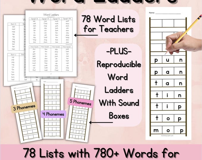 4 Sound Boxes (elkonin) W/ Printable Letters: Multi-sensory ...