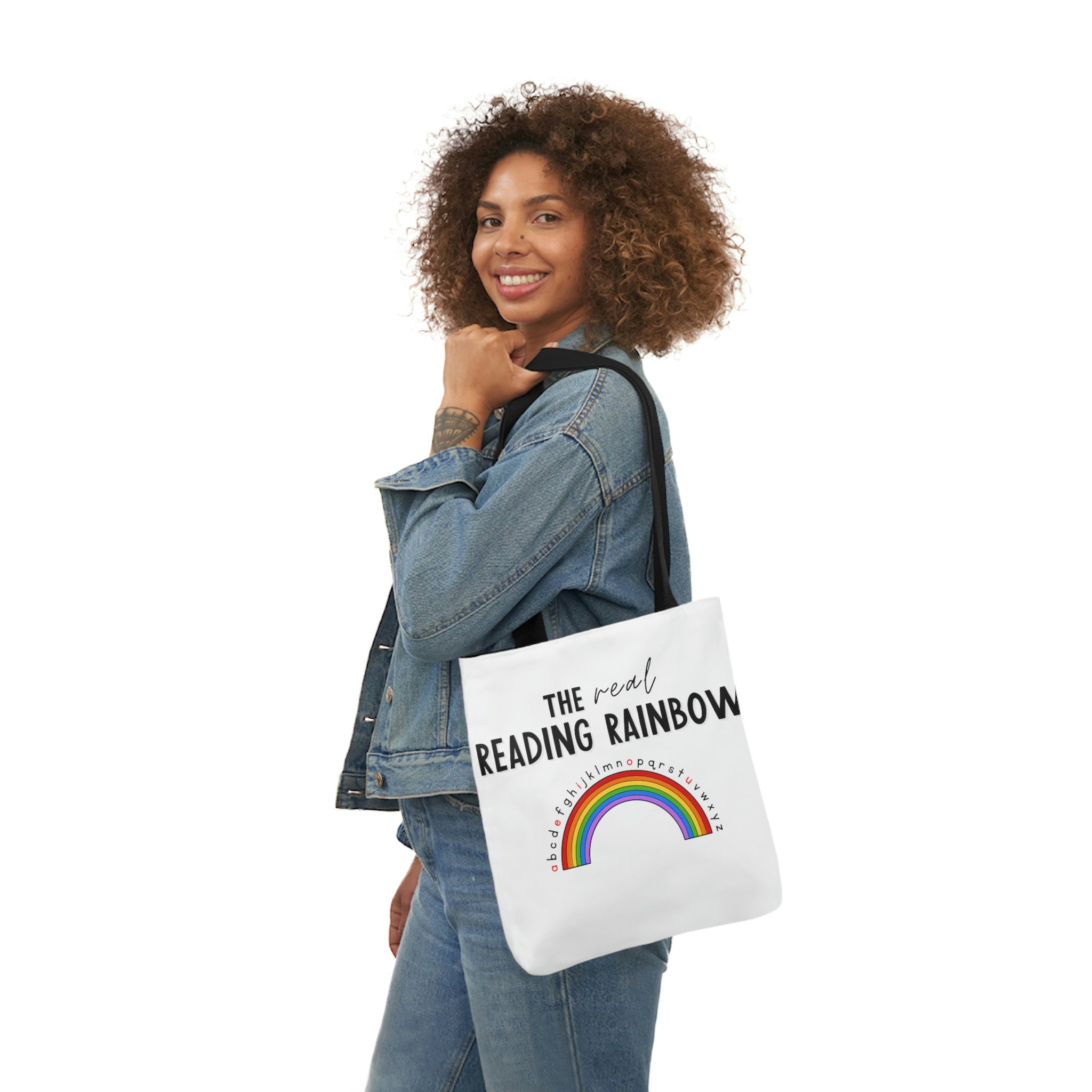 The Real Reading Rainbow Science of Reading Alphabet Arc Tote Bag for ...