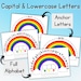 4 Alphabet Arcs With Elkonin Boxes, Capital & Lowercase, and Anchor ...