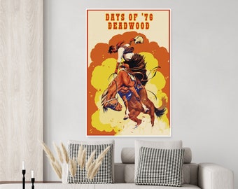 12x18 Deadwood South Dakota Days of 76 Rodeo Poster - Etsy