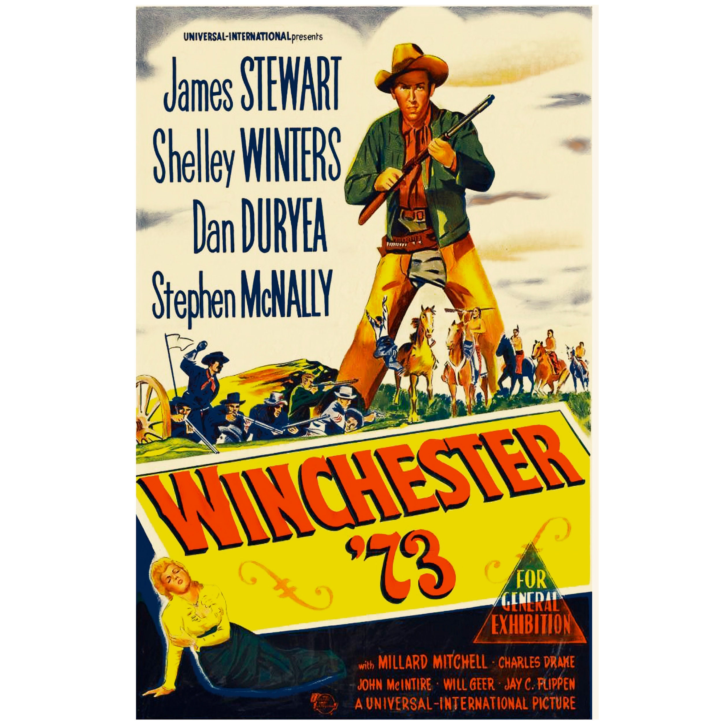 Vintage Winchester 73 Movie Poster, Cowboy Movie, Western Pop, Texas ...
