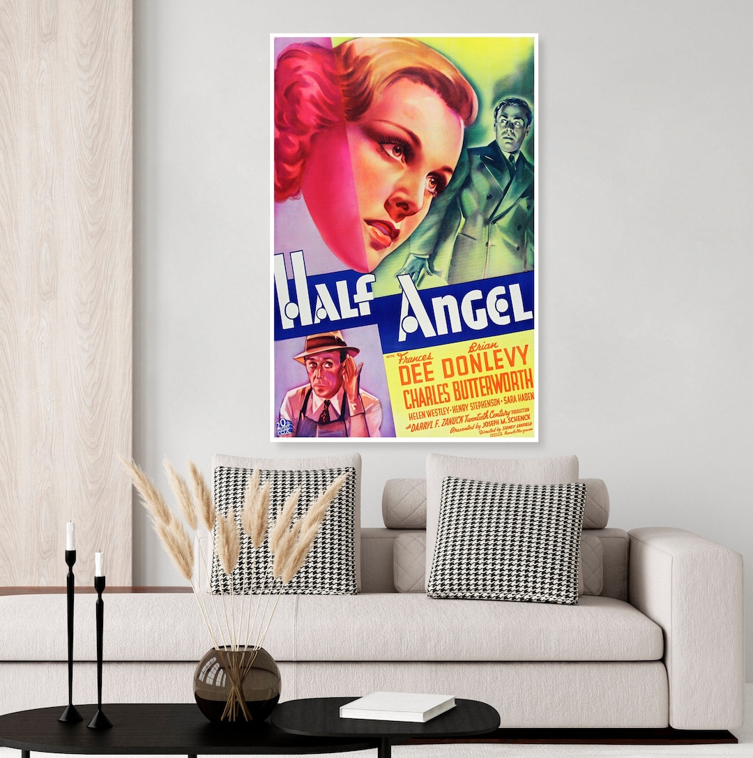 Vintagehalf Angel Movie Poster, Film Noir Movie, Classic Movie ...