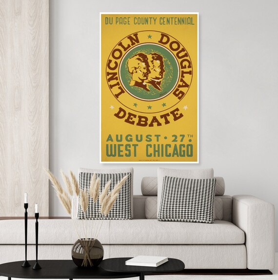 Lincoln Douglas Debates Poster