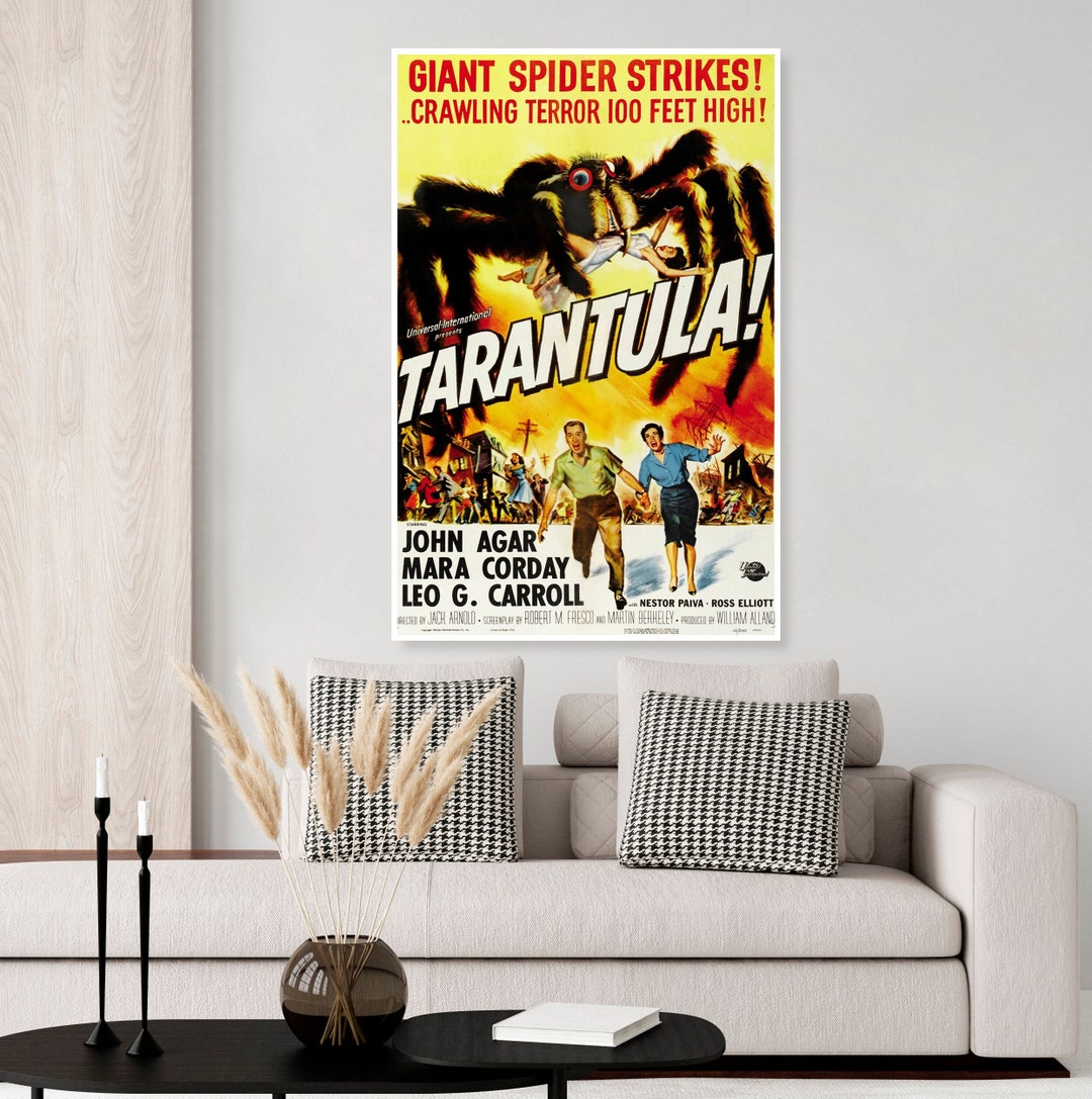 Vintage Tarantula Movie Poster, Sci Fi Movie, B Side, Horror, Monster ...