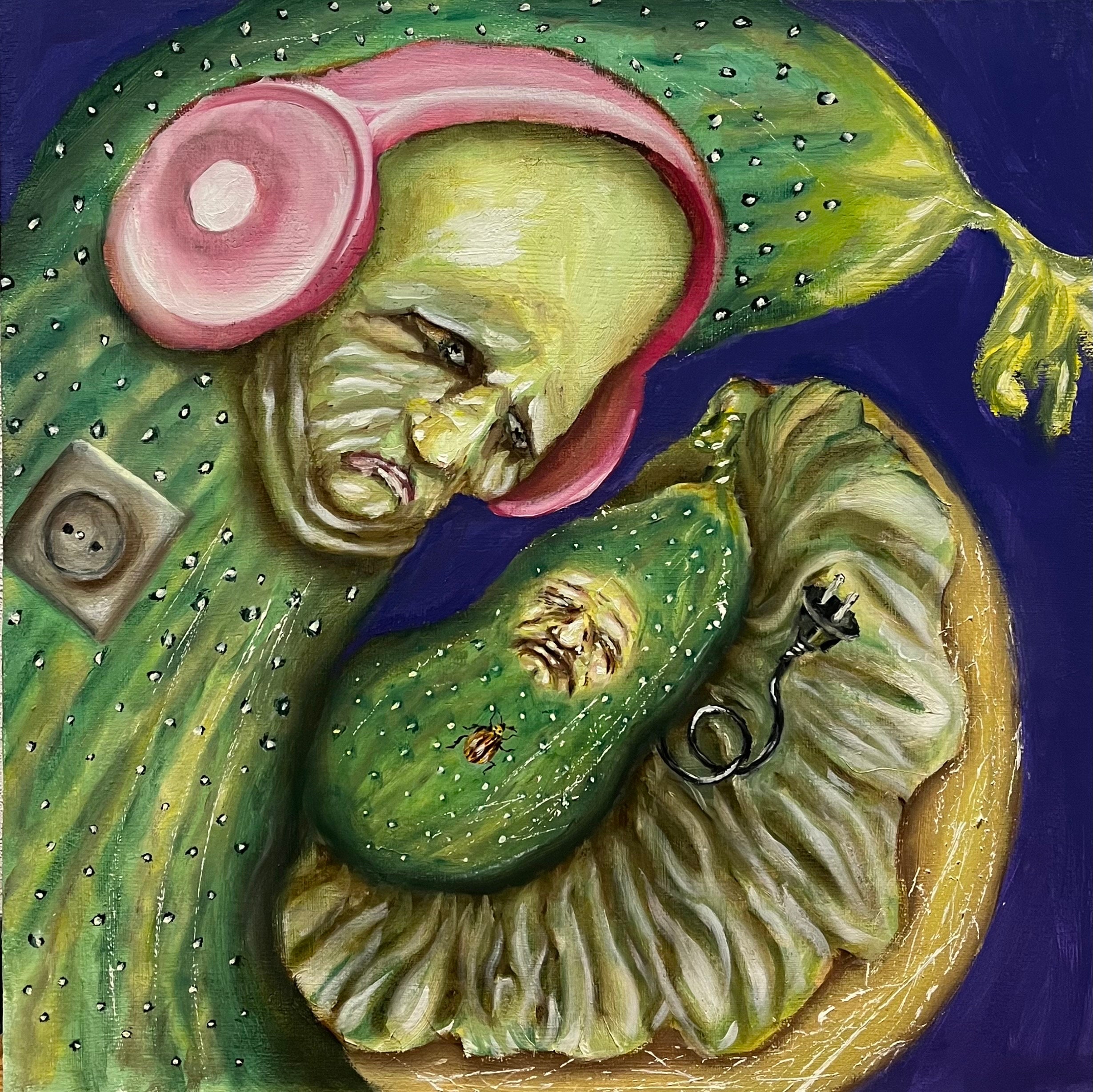 Original Art Artwork Surrealist Oil Painting on Canvas Dream Style ...