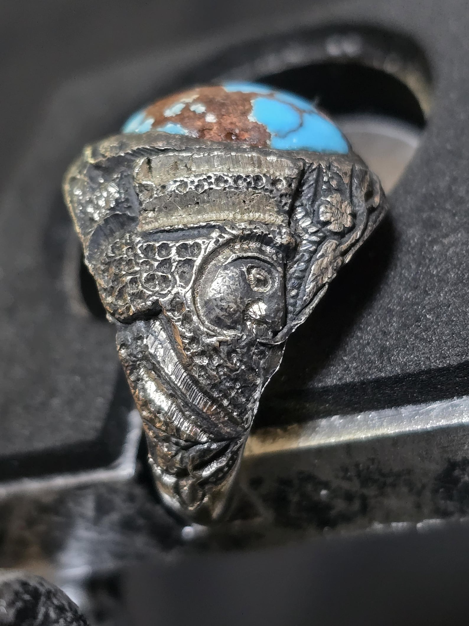 Ancient Power Ring — Hand-engraved Gilgamesh & Anunnaki on Rare ...
