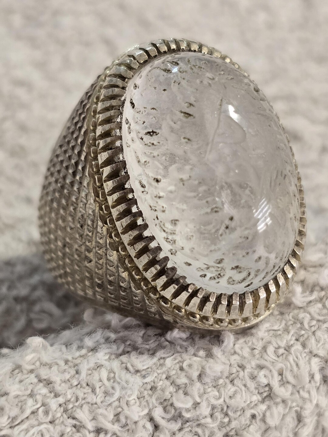 Natural Pure 100% Dor Alnajaf Stones From Najaf Iraq Handmade Ring - Etsy