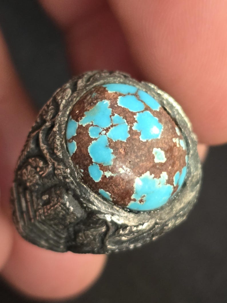 Ancient Power Ring — Hand-engraved Gilgamesh & Anunnaki on Rare ...