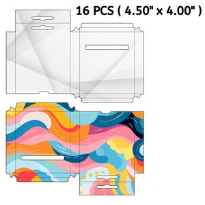 7 Size Wax Crayon Box Template Canva Crayon Box Template Wax Box ...