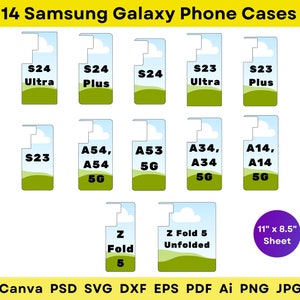 Samsung Galaxy Phone Case Templates S24 Ultra Phone Case Template Canva ...