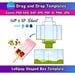 Lollipop Shaped Box Template Canva Drag and Drop Party Box Template ...