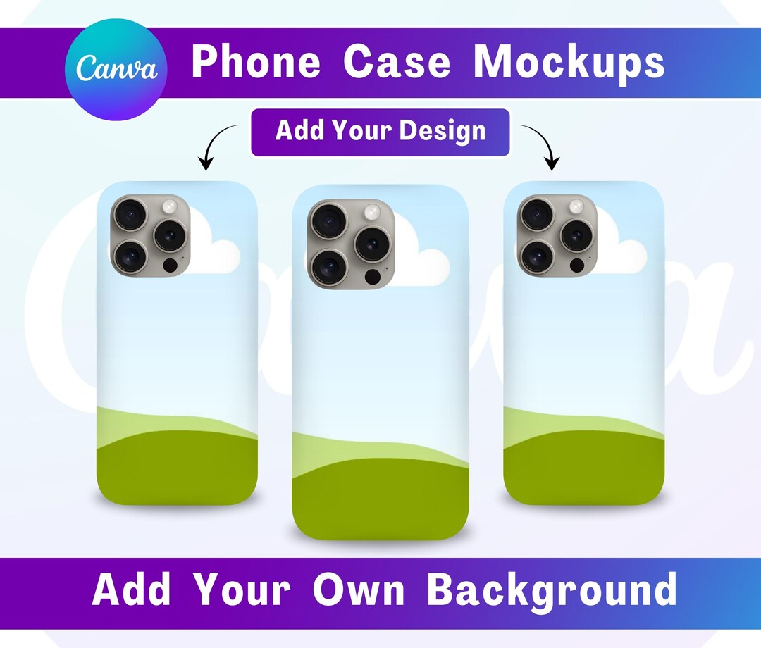 7 Phone Case Mockups Bundle Canva Phone Case Mockup iPhone Case Mockup ...