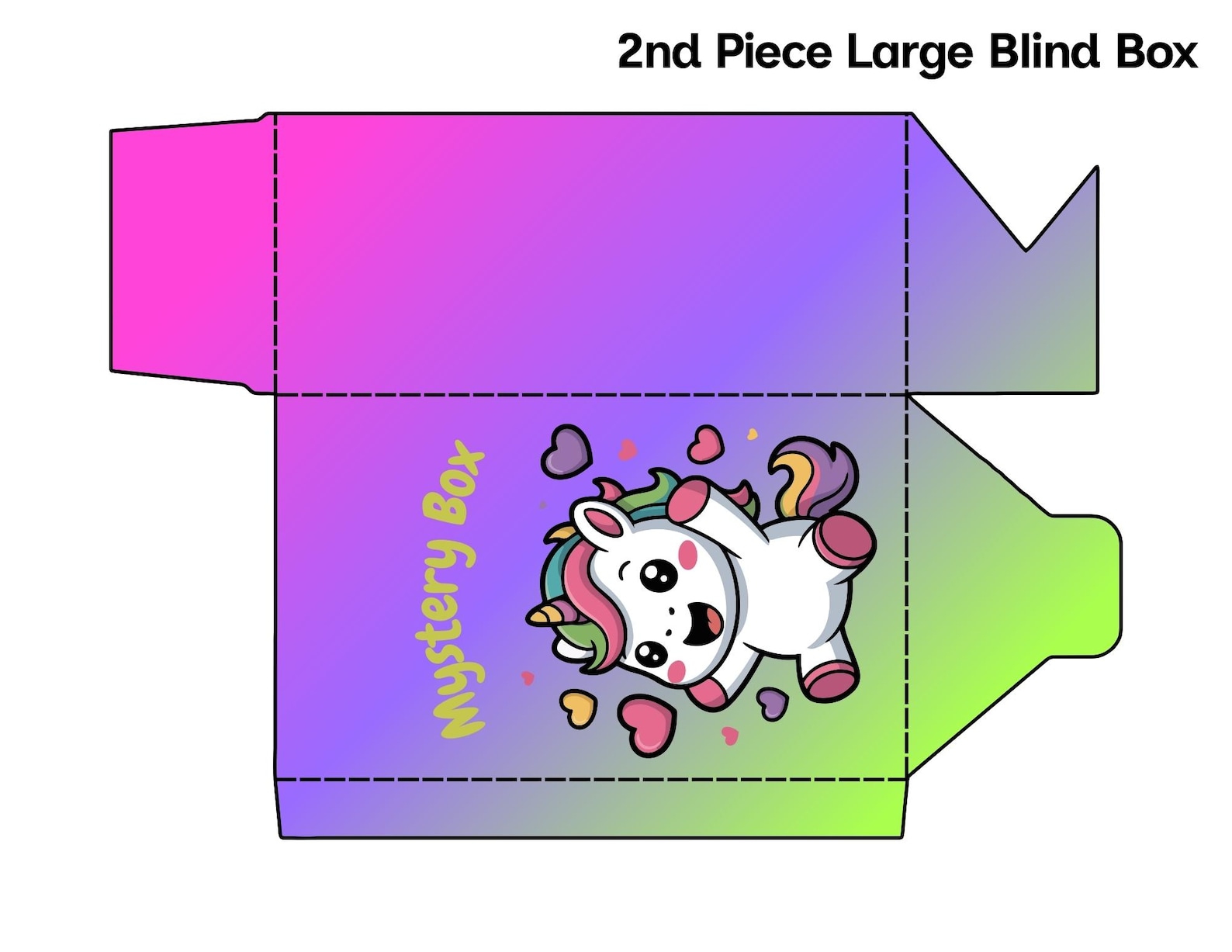 Blind Box Template Blindbox Treat Box Favor Box SVG Gift Box DIY Box ...