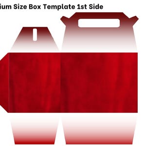 3 Size Gable Box Template Canva Gable Box Template Gable Box SVG Custom ...