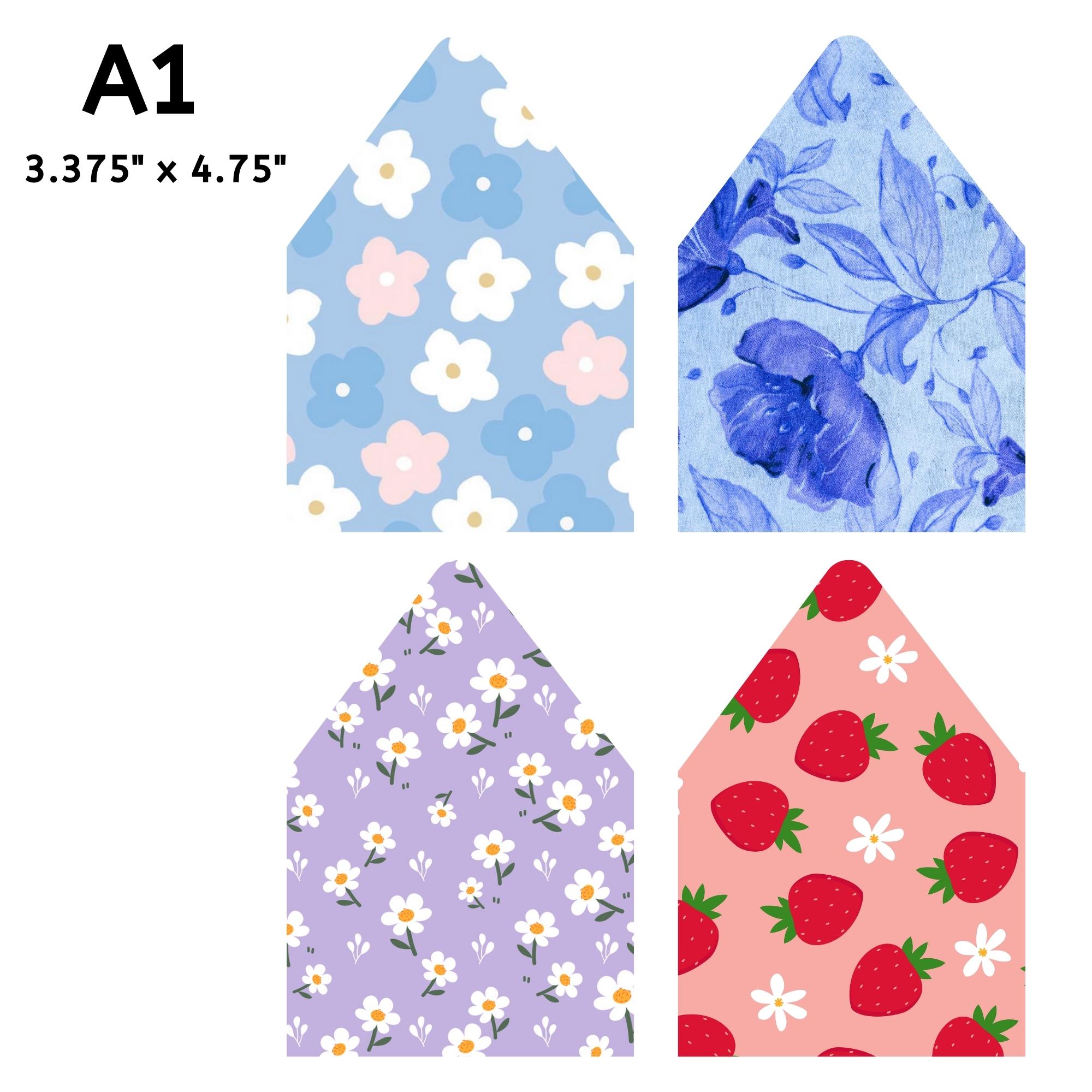 24 Envelope Liner Template Bundle Canva Envelope Liner Template DIY ...