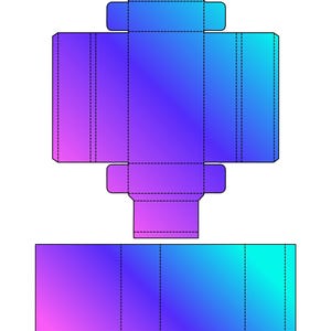 Lollipop Shaped Box Template Canva Drag and Drop Party Box Template ...