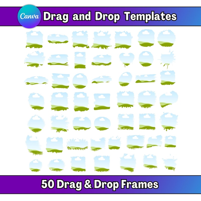 Canva Elements Frames - Etsy