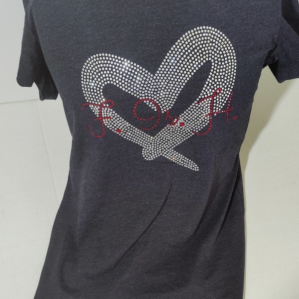 Rhinestone T Shirt Etsy