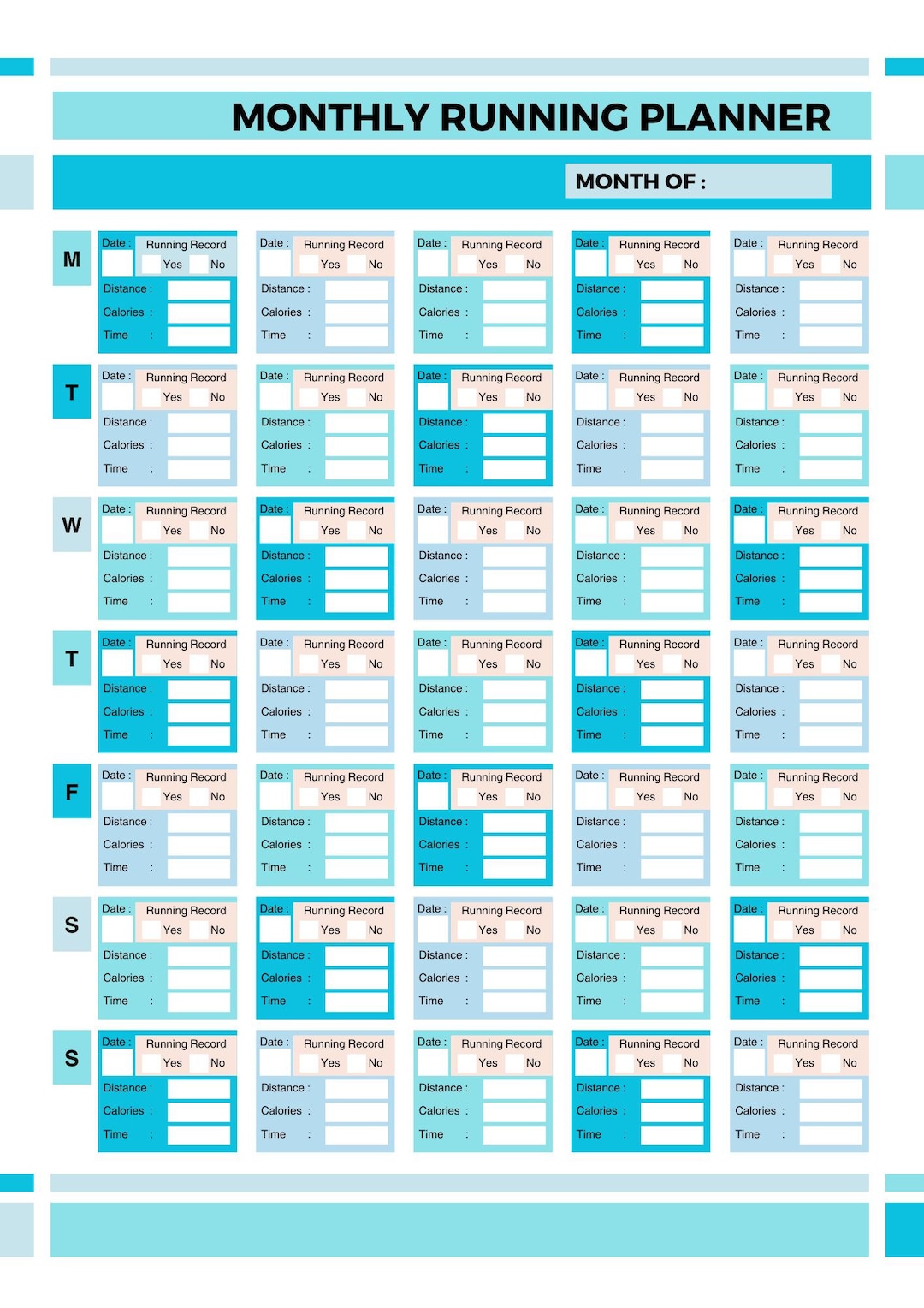 Ultimate Running Planner Track Your Progress, Set Goals & Stay ...