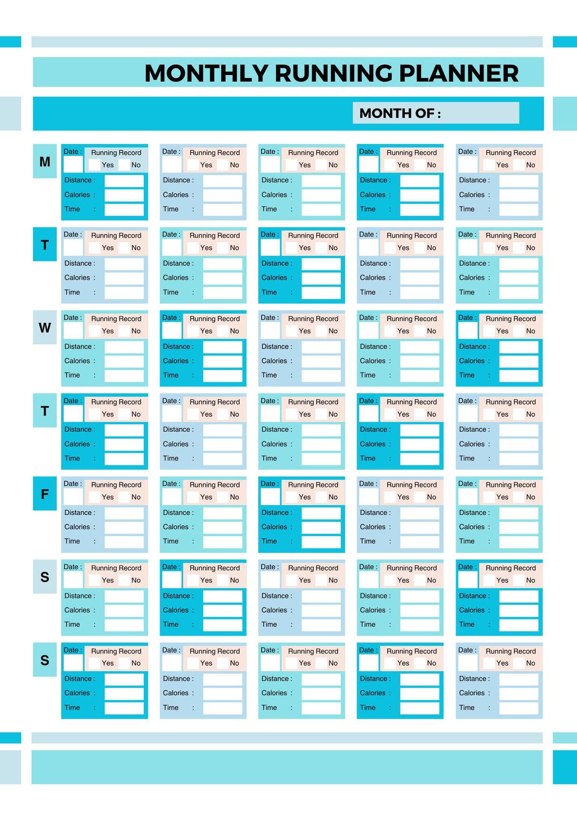 Ultimate Running Planner Track Your Progress, Set Goals & Stay ...